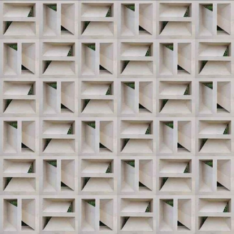 Jual Roster beton roster minimalis motif kupu kupu dua sisi dua muka ...