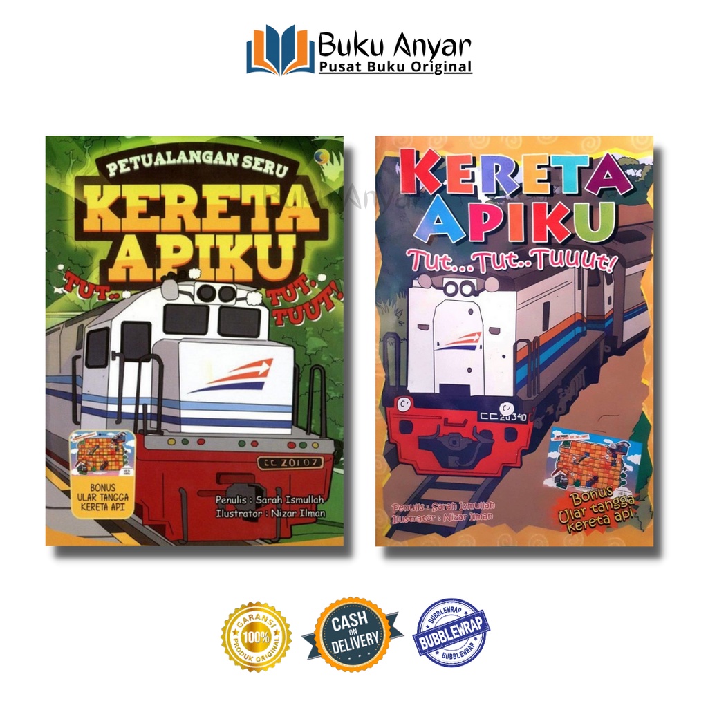 Jual Buku Cerita Petualangan Seru Kereta Apiku Shopee Indonesia