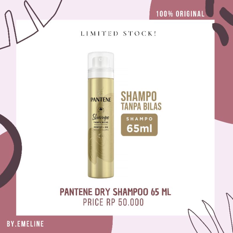 Jual Pantene Dry Shampoo 65 ml | Shopee Indonesia