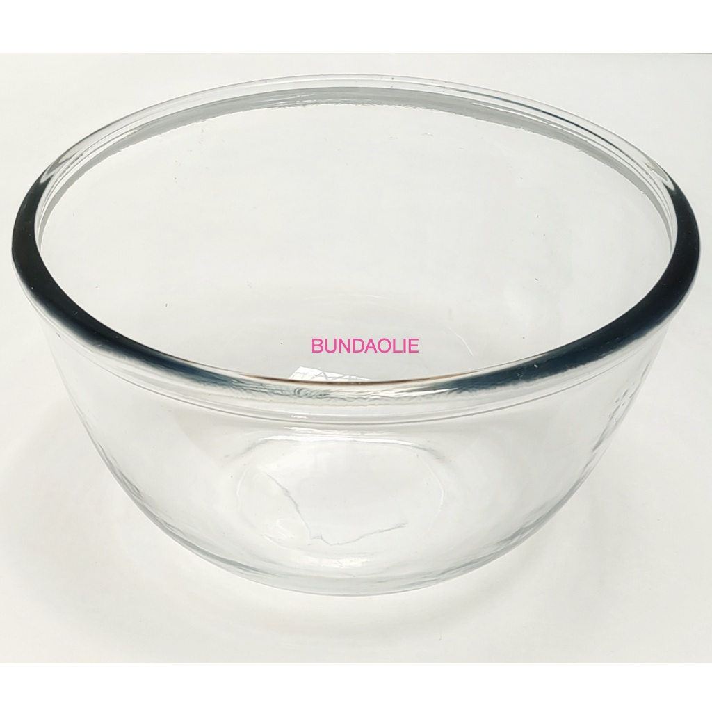 Jual Super Besar Bowl Mukbang Tebal Mangkuk Raksasa Glass Mixing Bowl ...