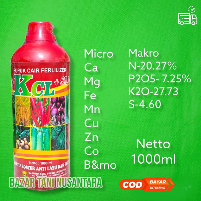 Jual PUPUK SEMPROT KOCOR BIO KCL PLUS SILIKA 1 LITER | Shopee Indonesia