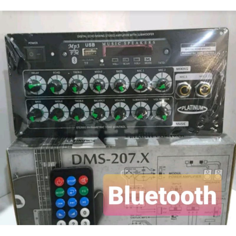 Jual TONE CONTROL PLUS MP3 BLUETOOTH ECHO MIXING DMS 207X | Shopee ...