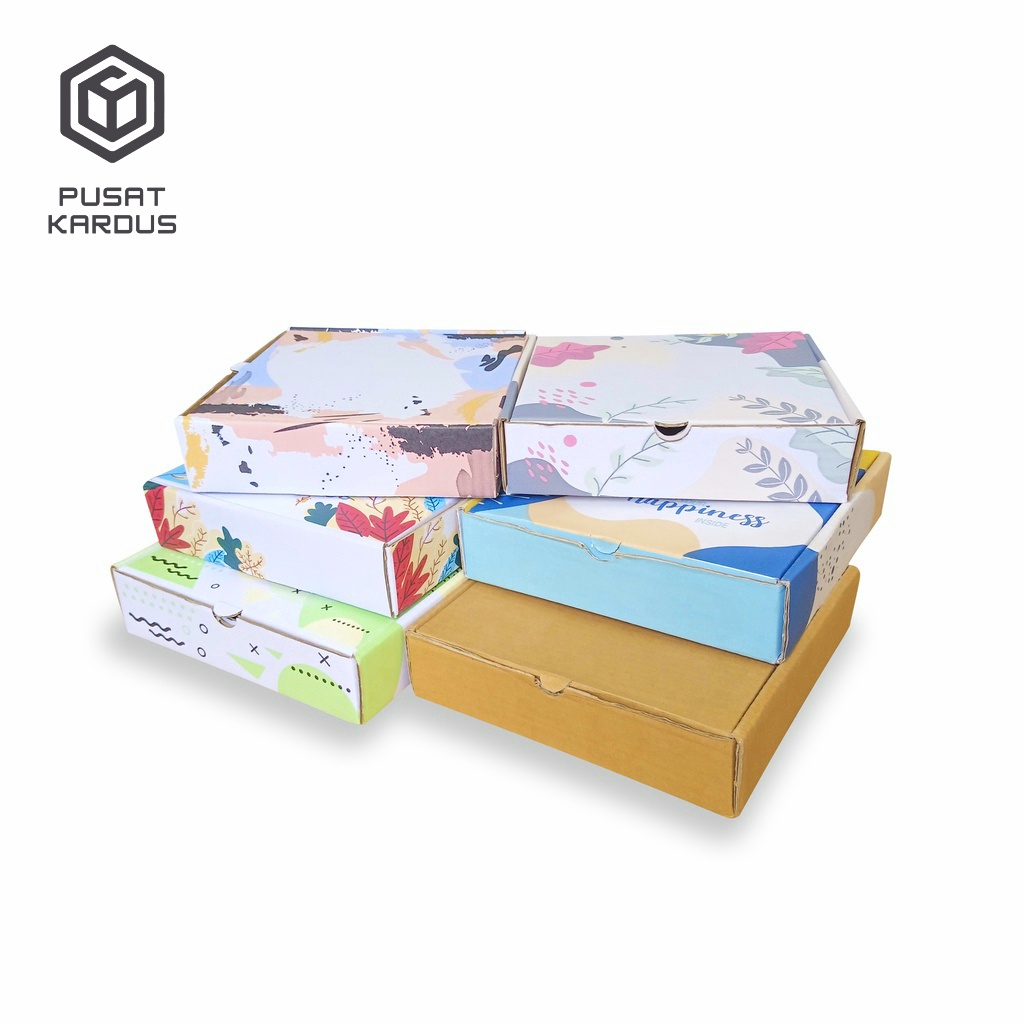 Jual Kardus Box 21x21x4 cm LD Box Custom Kardus Pizza Karton Polos ...