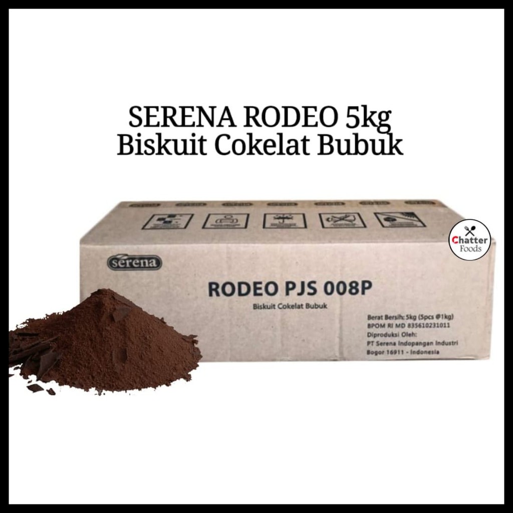 Jual SERENA Rodeo pjs 5x1kg / TEPUNG Cokelat / Bubuk Coklat Utuh / 1 ...