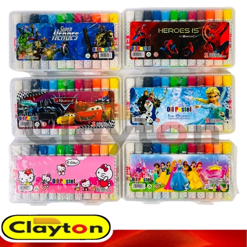 Jual Crayon / Oil Pastel Mini 12 Warna / CRAYON MINI 12 WARNA Eselon ...