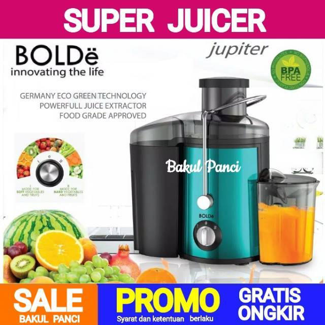 Jual BOLDe SUPER JUICER JUPITER - Pengekstrak Sari Buah Indonesia ...