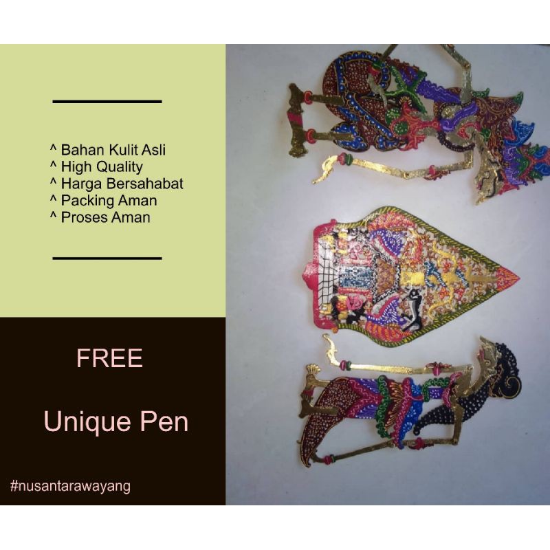 Jual Wayang Kulit Mahar Rama Sinta Gunungan Halus | Shopee Indonesia