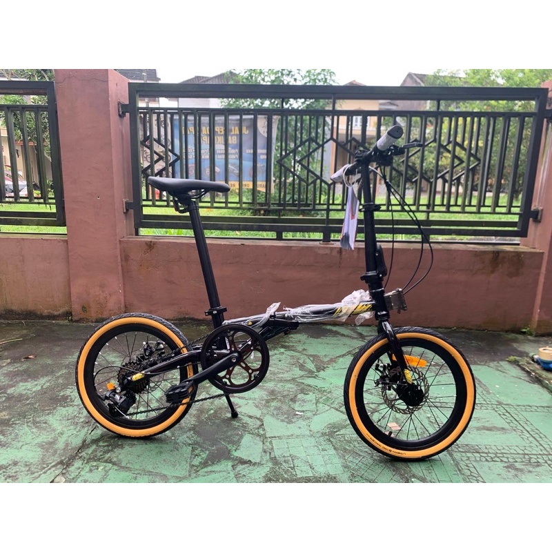 Jual Sepeda Lipat Element Troy 8 Hitam | Shopee Indonesia