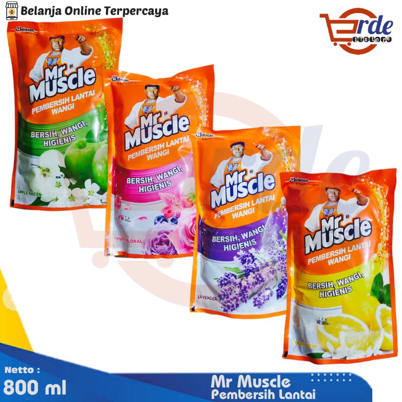 Jual Mr. Muscle Pembersih Lanta Pouch 720 ml / Pembersih Lantai Refill ...