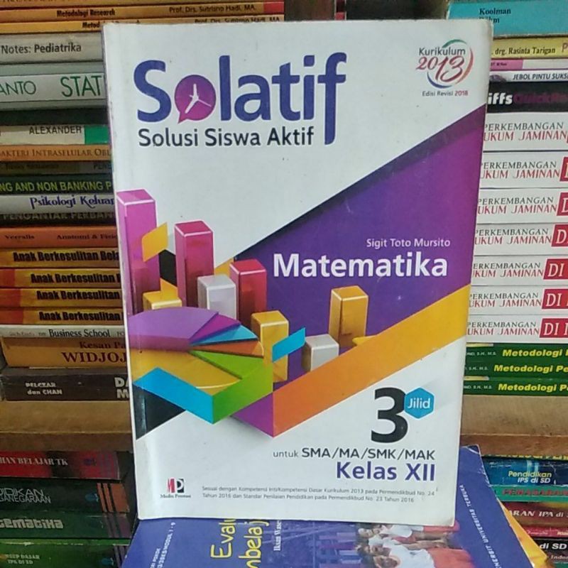 Jual buku solatif solusi siswa aktif matematika SMA kelas 3- 12 ...