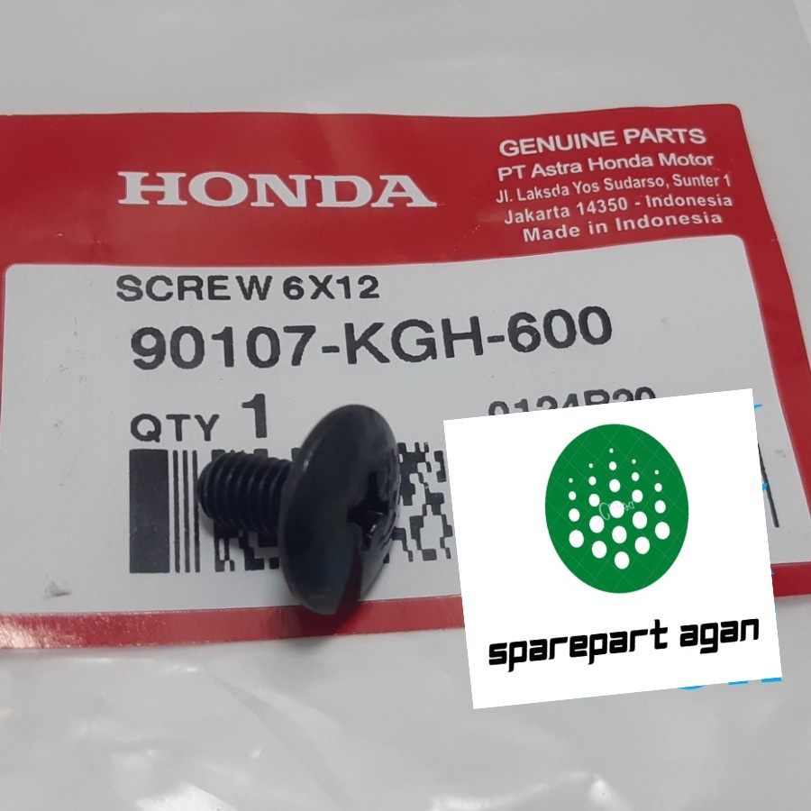 Jual Baut Body Vario Beat Screw 6x12 Original Honda 90107-KGH-600 ...