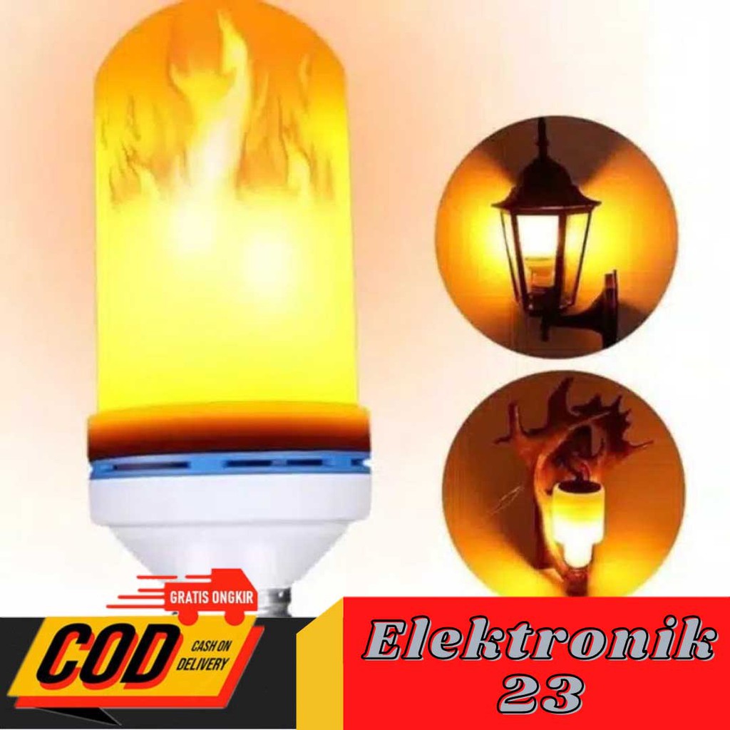 Jual Lampu Api Lampu Obor Api Led Bohlam Api Lampu Api Led Lampu Taman ...