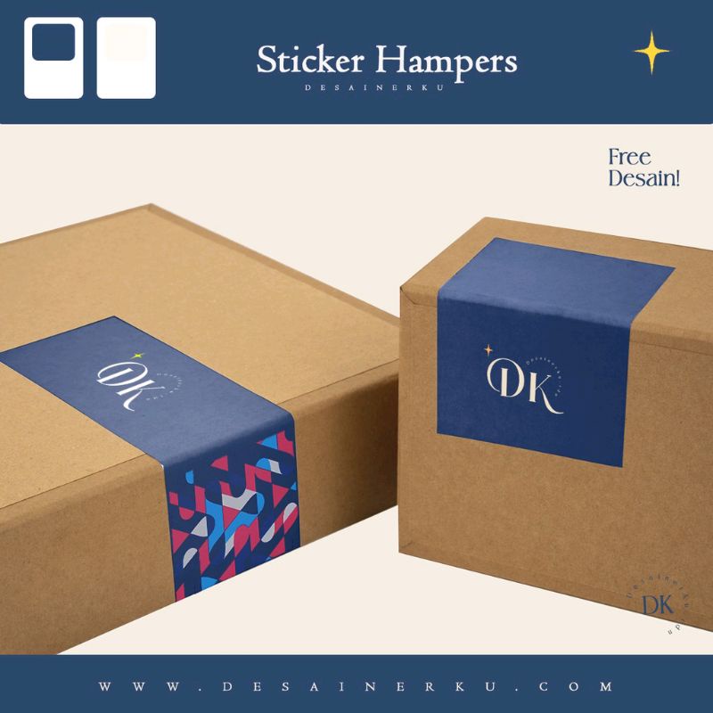 Jual STICKER SEAL BOX HAMPERS/STICKER SEGEL BOX/STICKER SEAL CUSTOM ...
