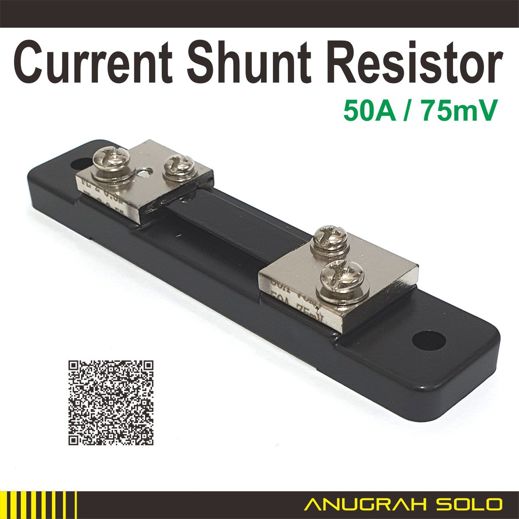 Current Shunt Resistor 50A 75mV R Shunt Class 0.5 Size : FL-2 | Shopee ...