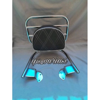 Jual Aksesoris Yamaha fazzio hybrid / back rack yamaha fazzio/backrack ...