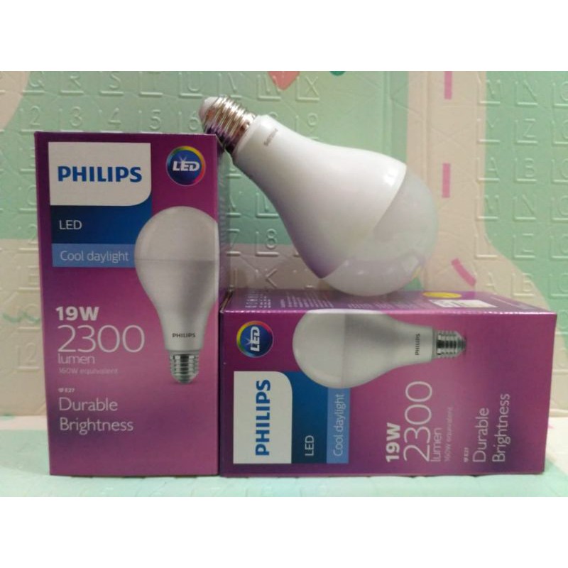 Jual LAMPU LED PHILIPS 19 WATT NYALA PUTIH | Shopee Indonesia