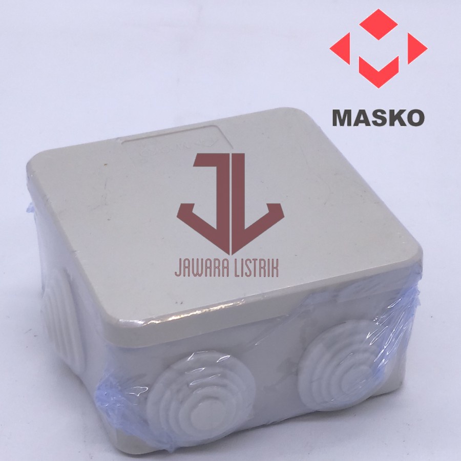 Jual MASKO DURADUS JUNTION BOX 83X83X45 PUTIH DORADOS TUTUP LUBANG ...