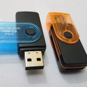 Jual CARD READER USB PUTAR ALL IN 1 4 SLOT (MACC) | Shopee Indonesia
