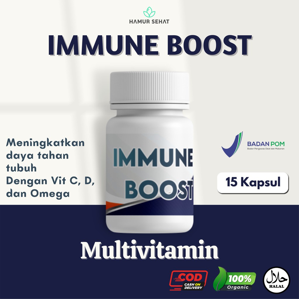 Jual VITAMIN SUPLEMEN KESEHATAN IMMUNEBOOST multivitamin zinc, menjaga ...
