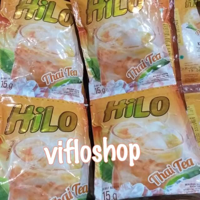 HiLo Thai Tea / Hilo Thai Tea (10 x 15 gram) | Shopee Indonesia