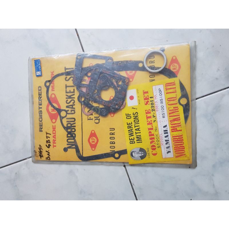 Jual Gasket Packing Paking Perpak Ferpak Full Set Fullset Yamaha Rs100 Rs 100 Meda In Japan ...