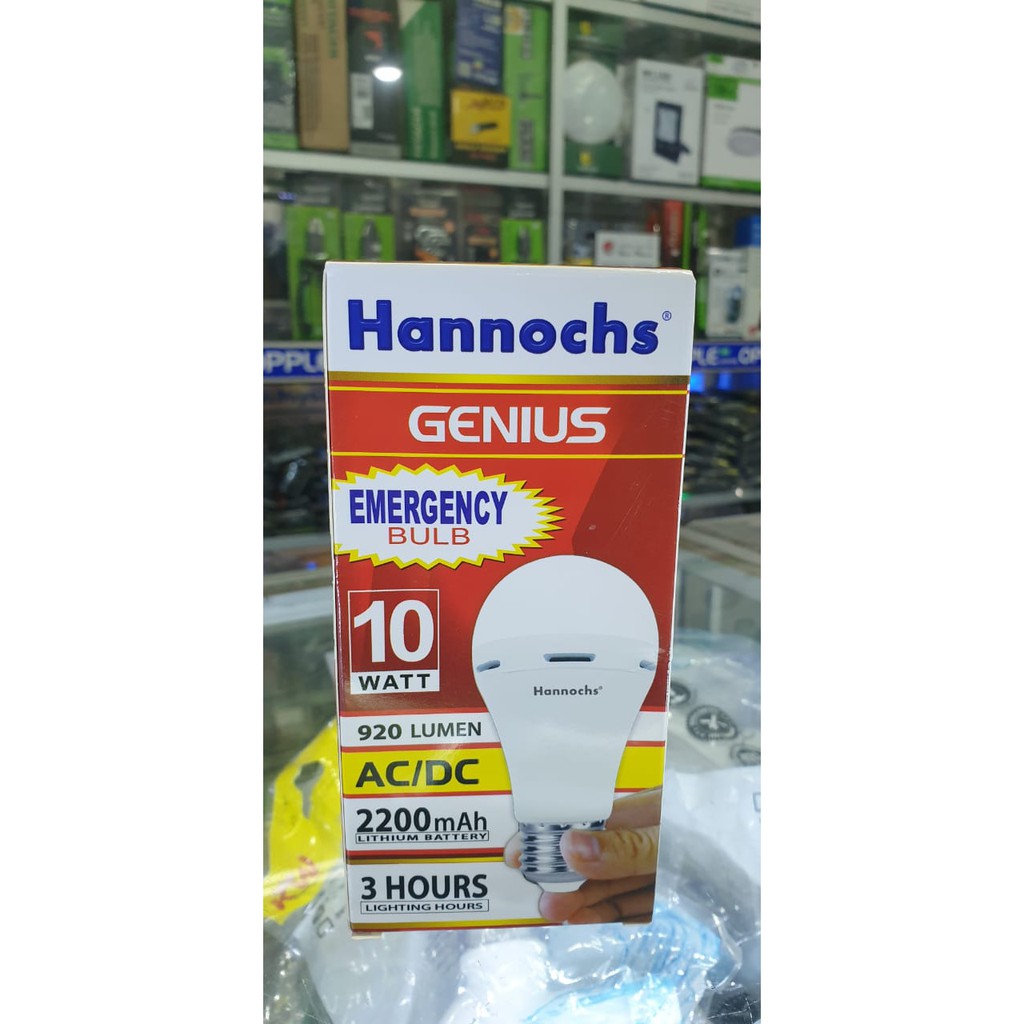 Jual Hannochs Genius Lampu Emergency Bulb 10 Watt | Shopee Indonesia Jual Hannochs Genius Lampu Emergency Bulb 10 Watt | Shopee Indonesia