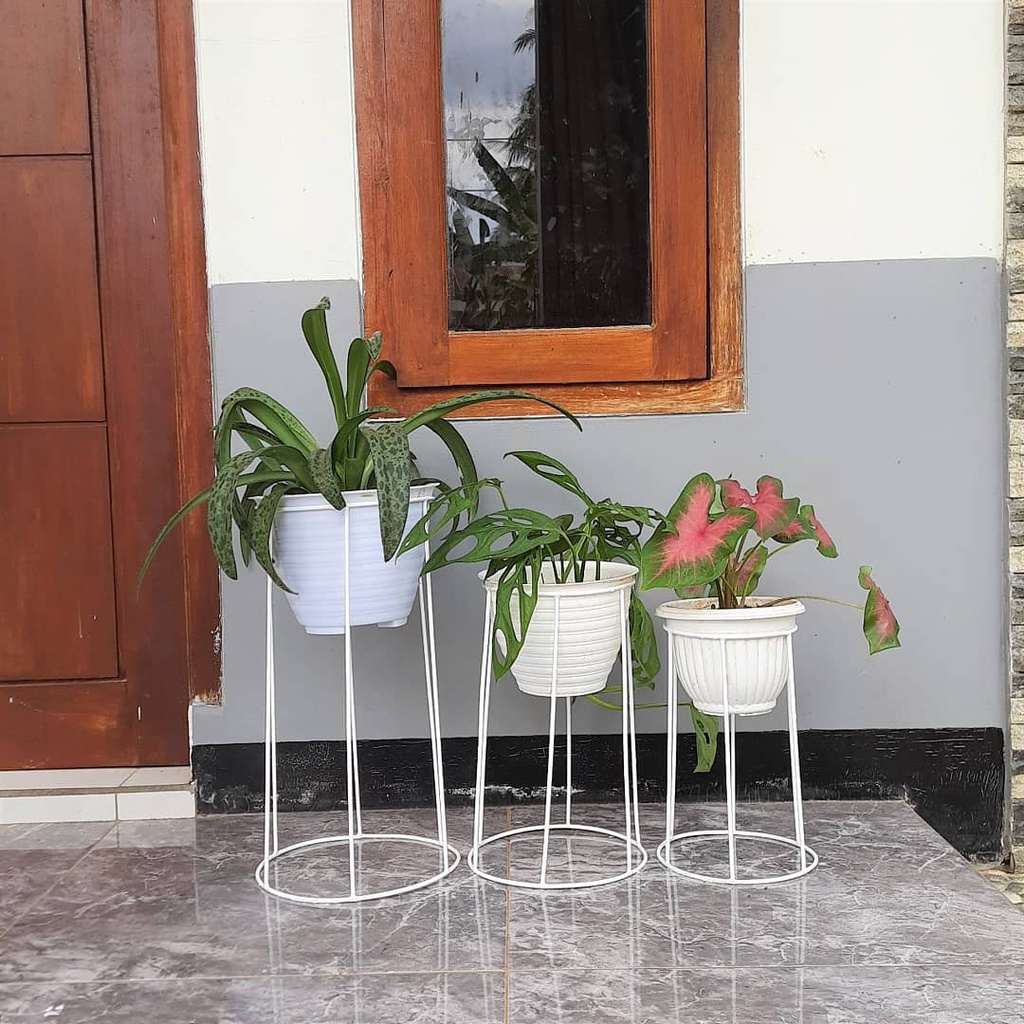 Jual Paket 3 Standing pot - standing bunga - standing pot bunga ...