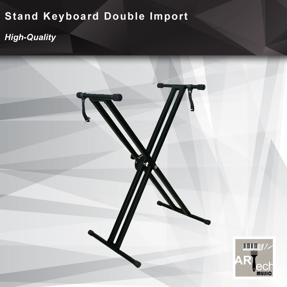Jual Stand Keyboard Double Import - Model XStand | Shopee Indonesia