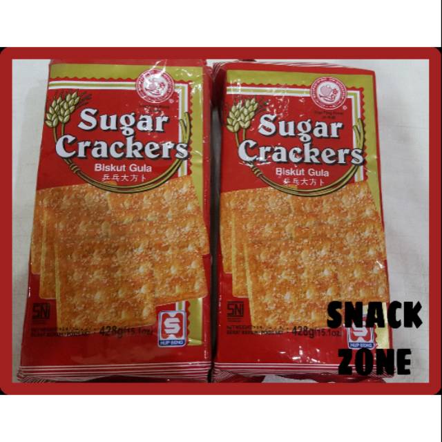 Jual HUP SENG SUGAR CRACKERS BISKUT GULA 428GR / BISKUIT HUPSENG ASLI ...
