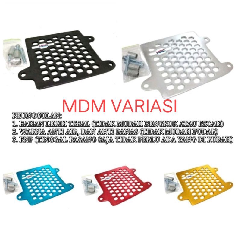 Jual cover radiator HRC Vario 125 150 PCX adv tutup radiator Vario 125 ...