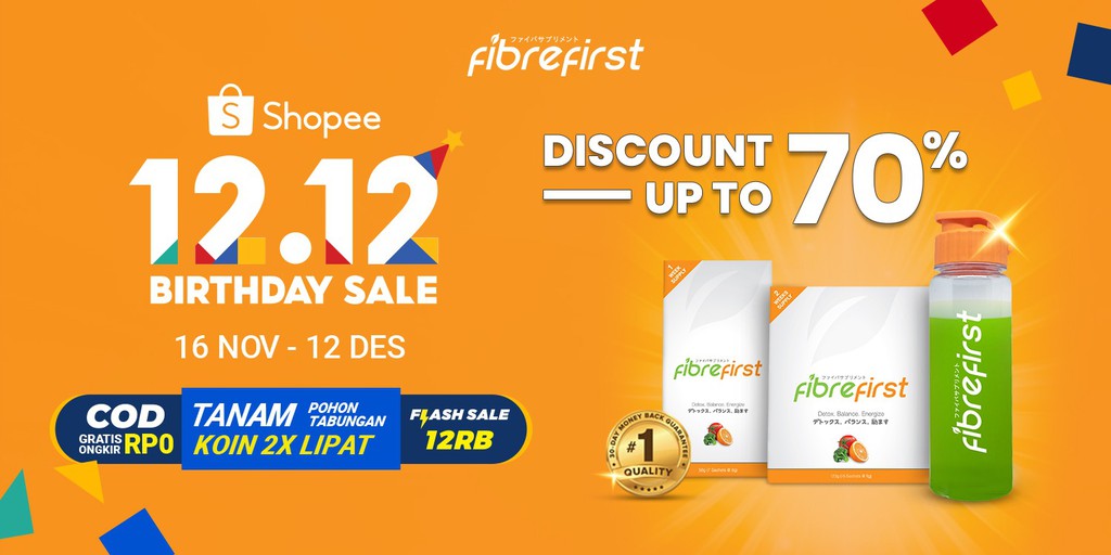 Toko Online FibreFirst Official Shop | Shopee Indonesia