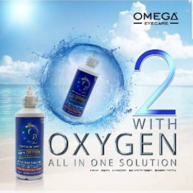 Jual Cairan pembersih softlens omega 02 160ml/air pencuci,perendam ...