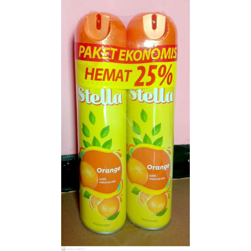 Jual STELLA AEROSOL ORANGE MULTIPACK (2x400ml) | Shopee Indonesia