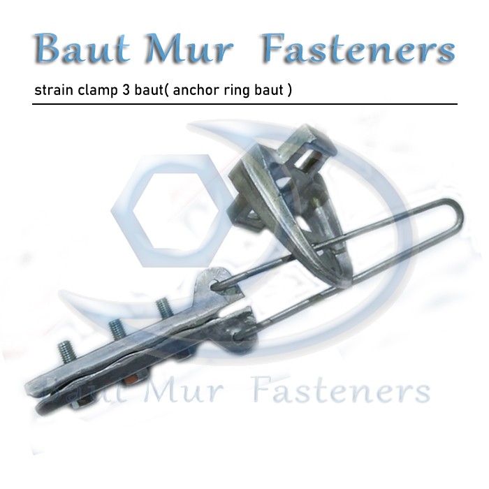Jual STRAIN CLAMP 3 BAUT - ANCHORING 3 BAUT Indonesia|Shopee Indonesia
