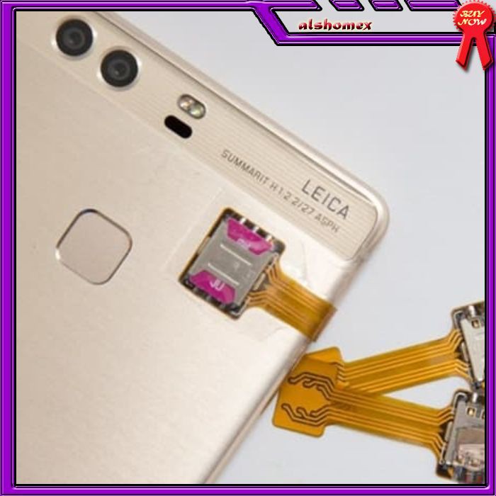 Jual AL480 Dual Sim Card Adapter Hybrid Sim Card Extender MicroSD Card ...