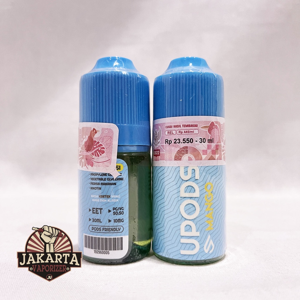 Jual [SALT] UPODS MANGO FREEZE 30ML 10MG BY UPODS JUICE CARTEL LIQUID ...