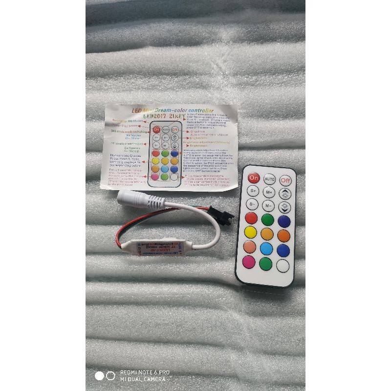 Jual modul pintar + remot ws2811 dan 2812b | Shopee Indonesia