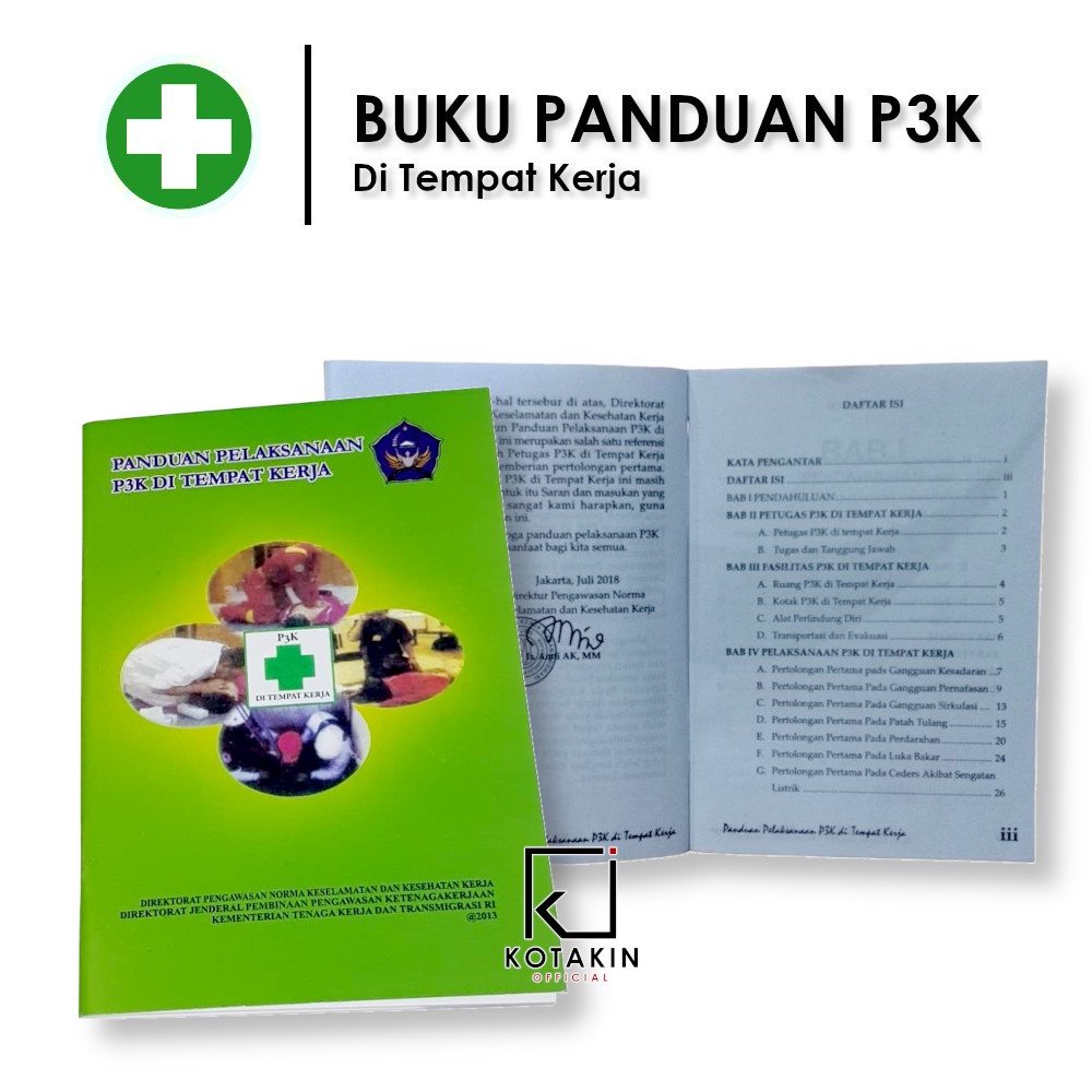 Jual Buku Panduan Pelaksanaan P3K di tempat kerja | Shopee Indonesia