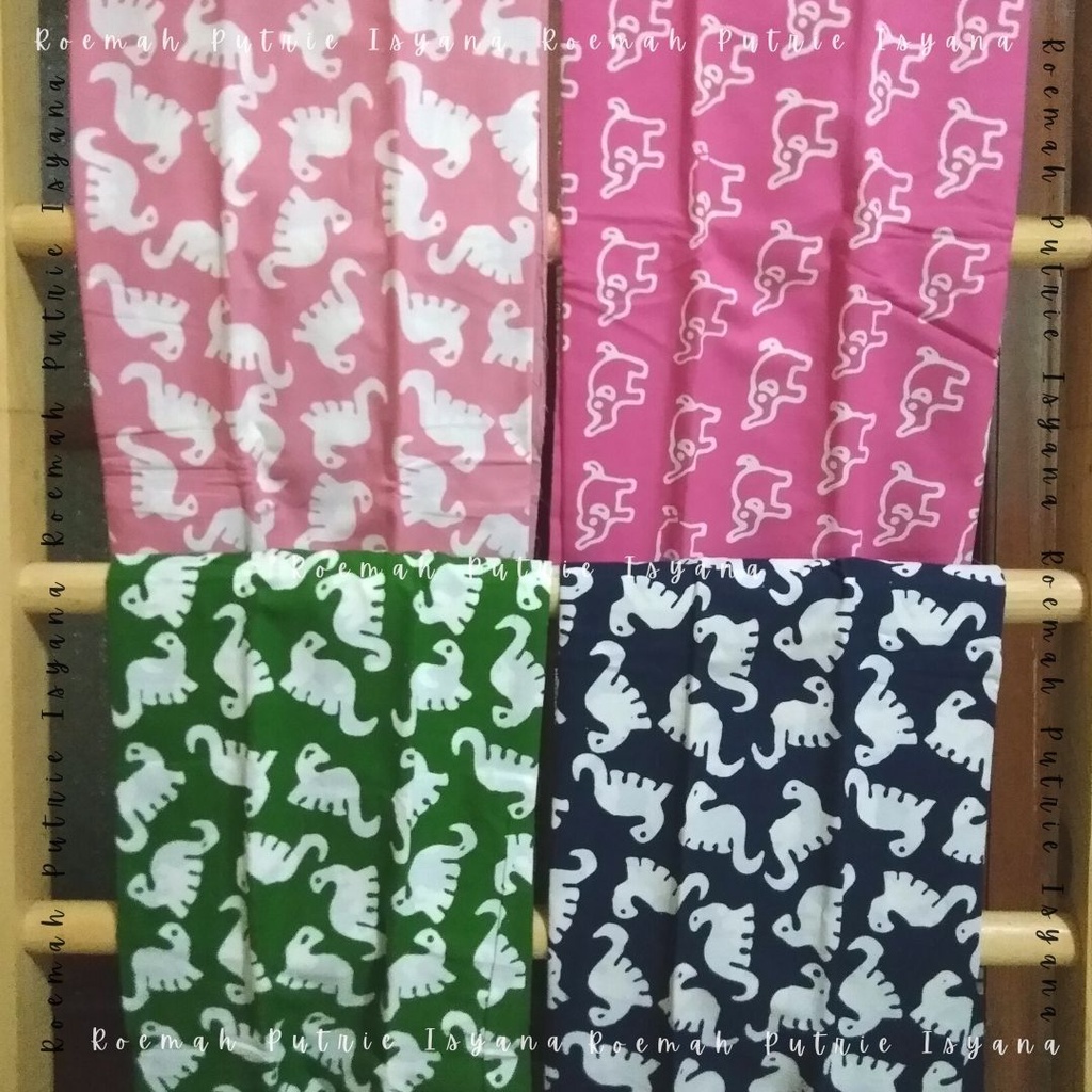 Jual KAIN BATIK DINOSAURUS, BATIK GAJAH, BATIK CAPUNG, BATIK MOBIL ...