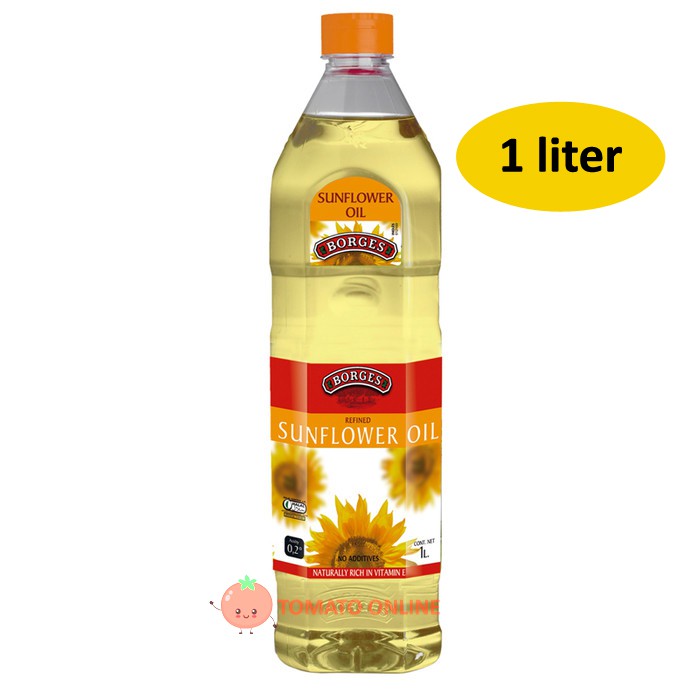 Jual Borges Sunflower Oil Minyak Bunga Matahari 1 liter 1 L 1liter 1L ...
