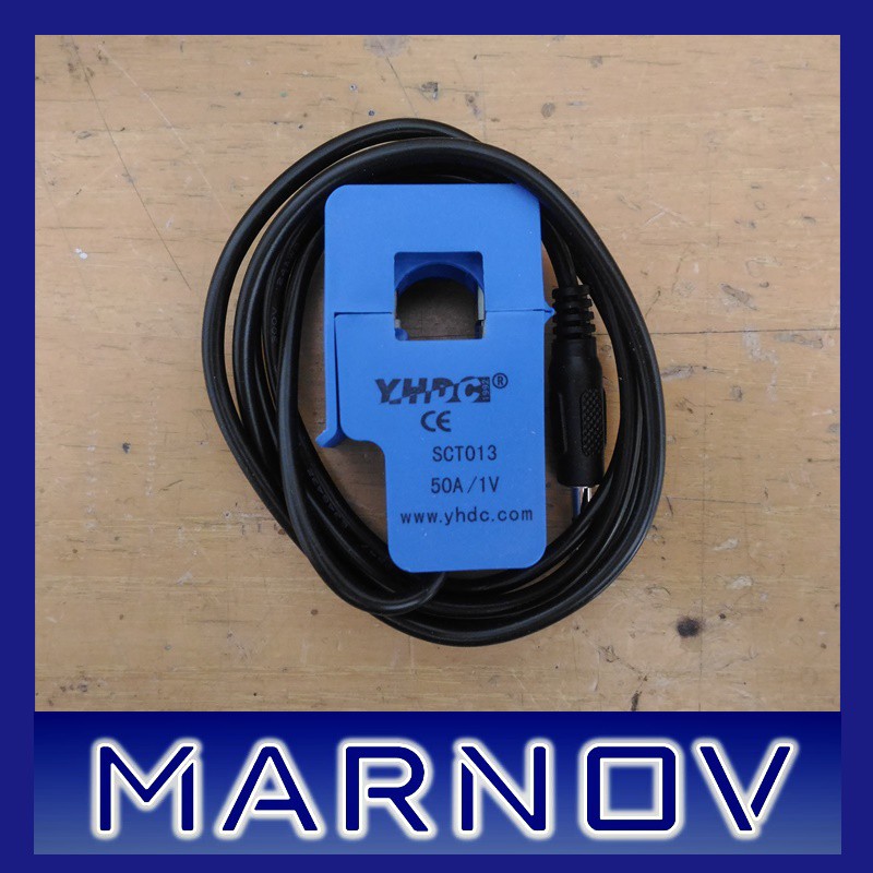 Jual SCT-013 50A 1V Sensor Arus Current Transformer CT Non Invasive ...