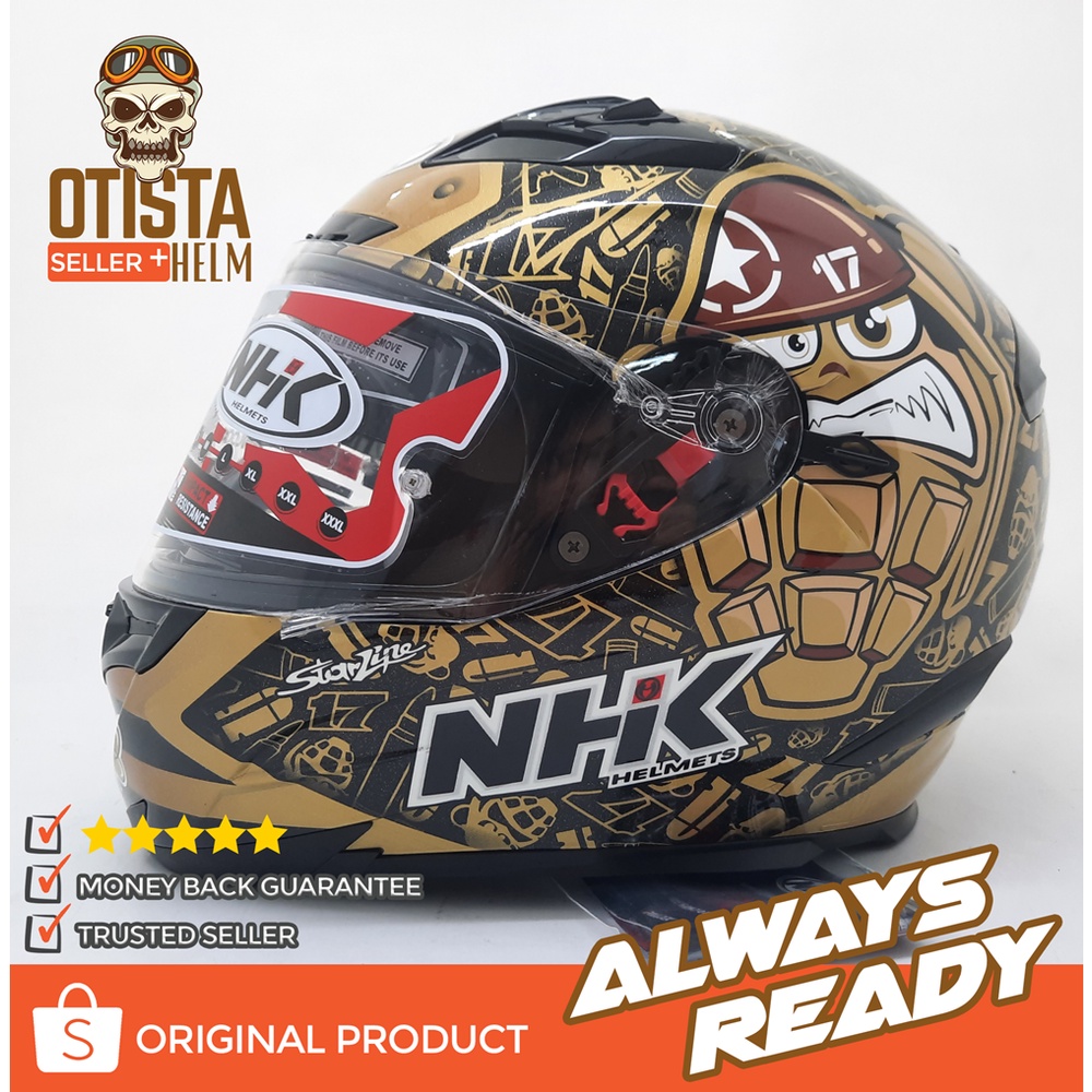 Jual HELM NHK FULL FACE RX-9 CORAK GP EDITION KAREL DOUBLE VISOR ...