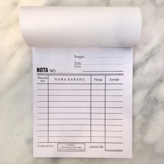 Jual NOTA MINI EXCELINDO 25 LEMBAR X 2 PLY NCR KERTAS NOTA BELANJAAN ...