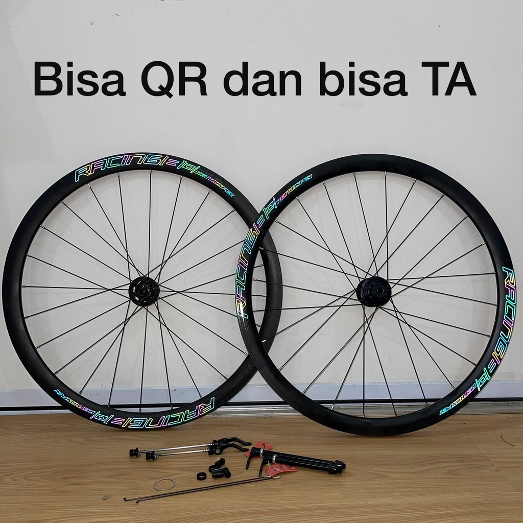 Jual Wheelset Gravel Bike RoadBike 700c Retrospec Racing 8.0 Disc Brake ...