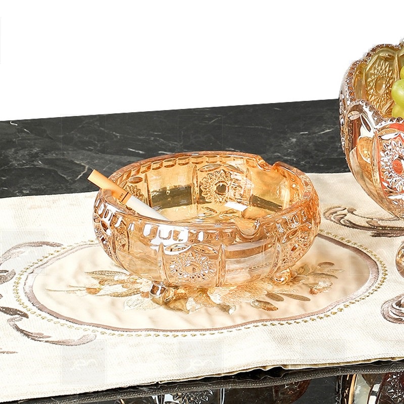 Jual Asbak Rokok Beling Kaca Kristal Glass Crystal Ashtray Beling Gaya ...