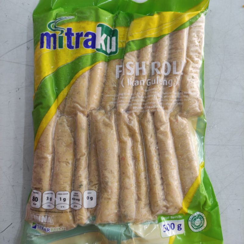 Jual Mitraku Fish Roll | Berat Bersih 500gr | Shopee Indonesia