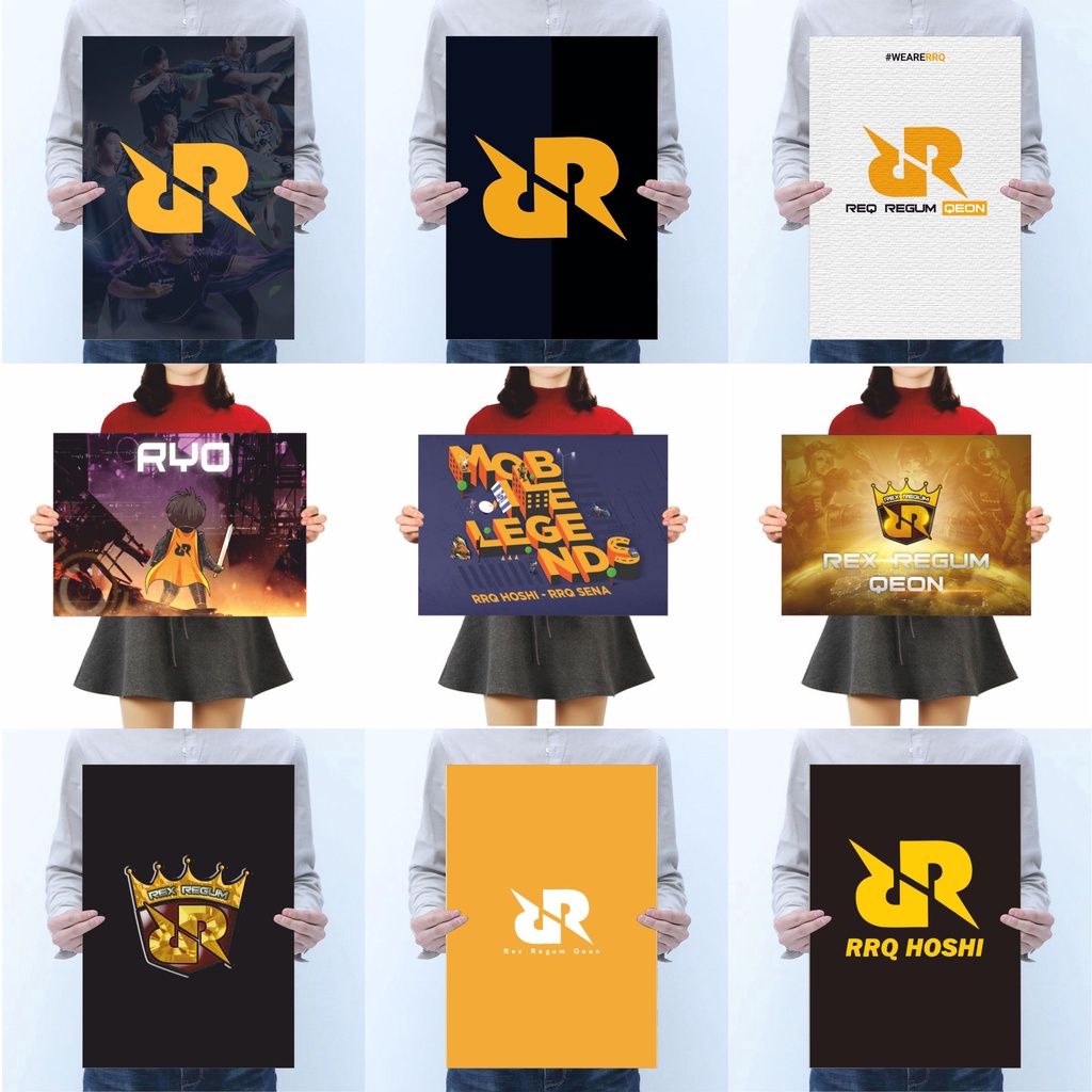 Jual Poster RRQ ( Poster RRQ Tim Esport Mobile Legend ) | Shopee Indonesia
