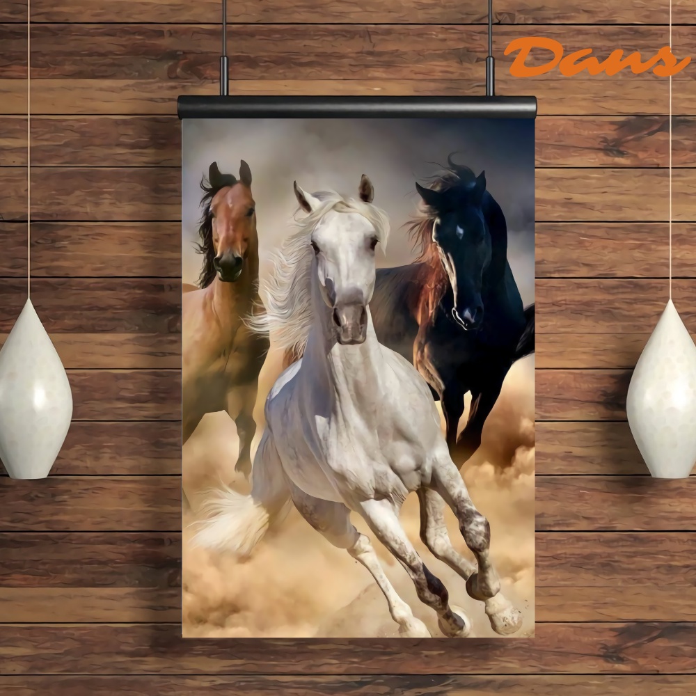 Jual Hiasan Dinding Lukisan Kuda Poster Kuda HORSE100 | Shopee Indonesia