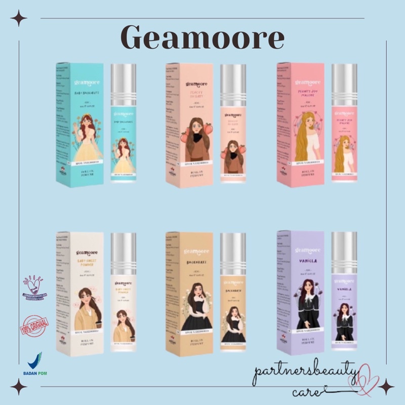 Jual GEAMOORE Parfum Perfume EDC Roll on Original Parfum Inspired ...