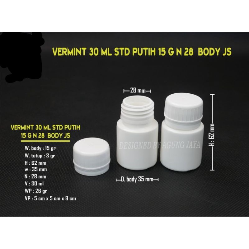 Jual BOTOL obat kecil VERMINT 30 PUTIH/ BOTOL 15 KAPSUL PUTIH/ KAPSUL ... Jual BOTOL obat kecil VERMINT 30 PUTIH/ BOTOL 15 KAPSUL PUTIH/ KAPSUL ...